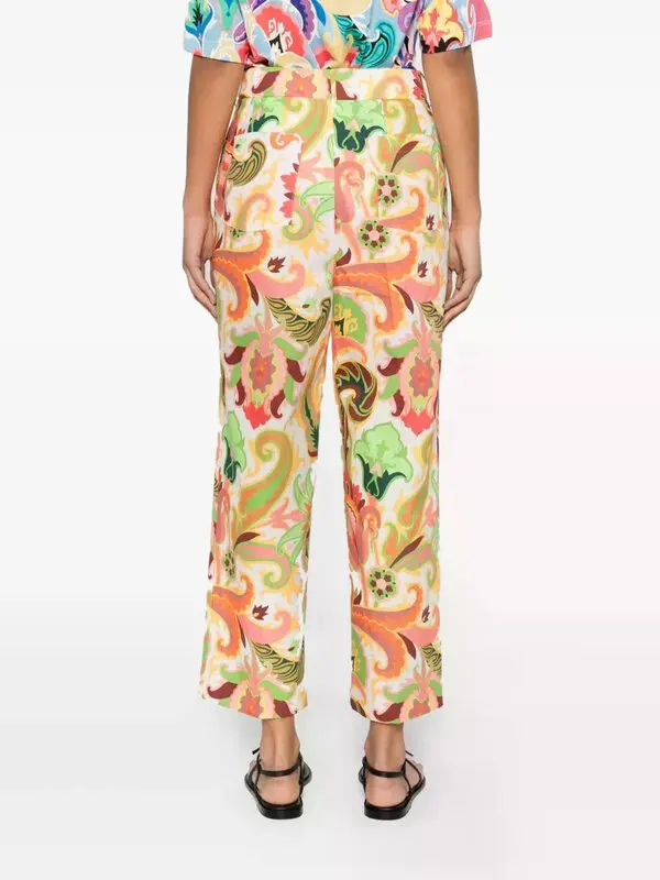 Etro Paisley Print Tailored Trousers
