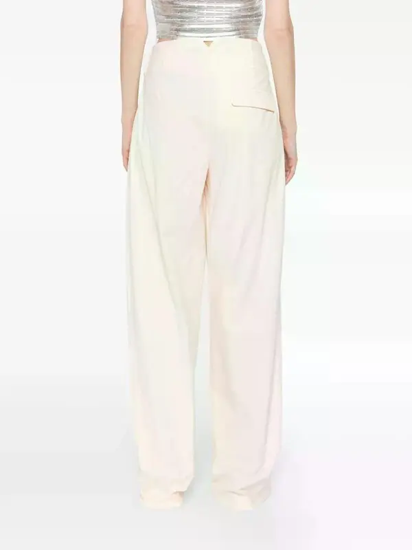 GENNY Wide-leg Pleated Trousers
