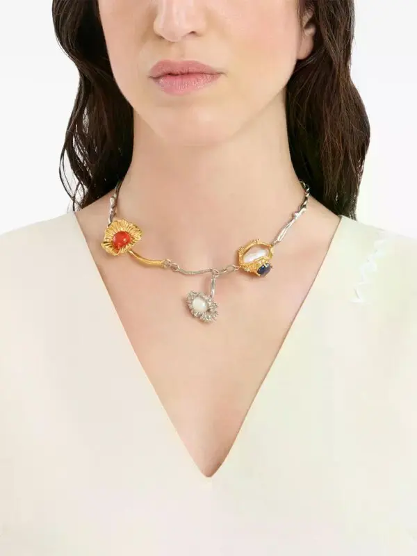 Marni Flower Charm Necklace