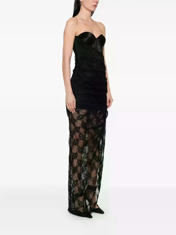 Giuseppe Di Morabito Lace Maxi Dress - Black