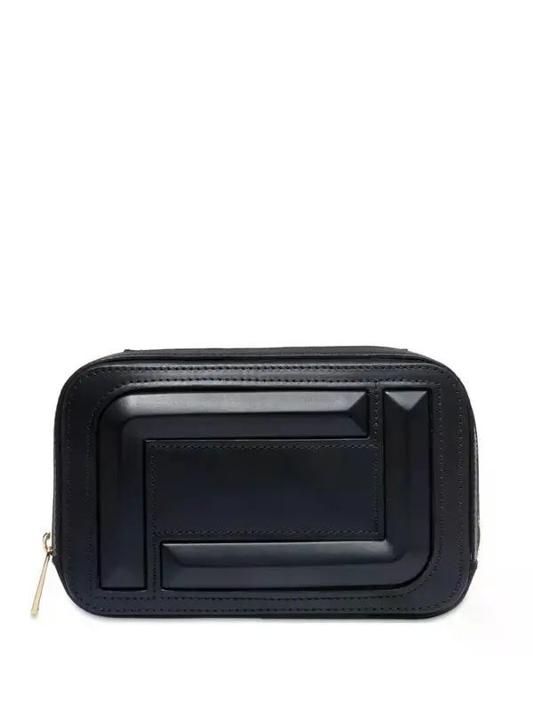 LANCEL Angele Leather Crossbody Bag - Black