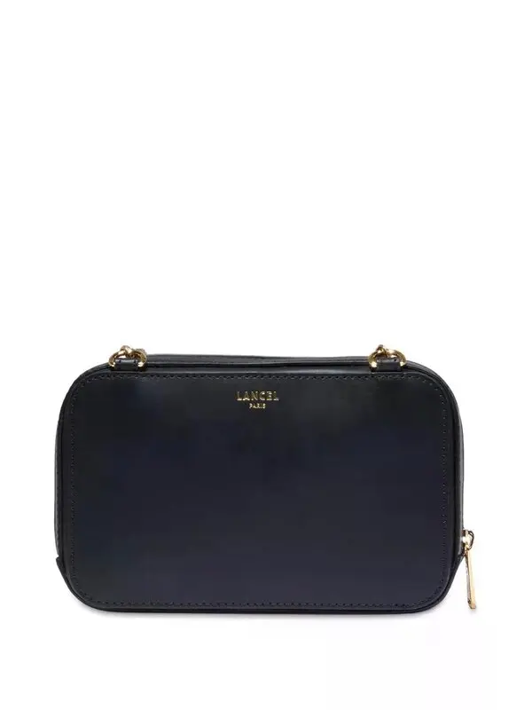 LANCEL Angele Leather Crossbody Bag - Black