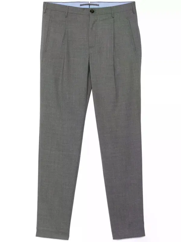 Incotex Virgin Wool Trousers - Grey