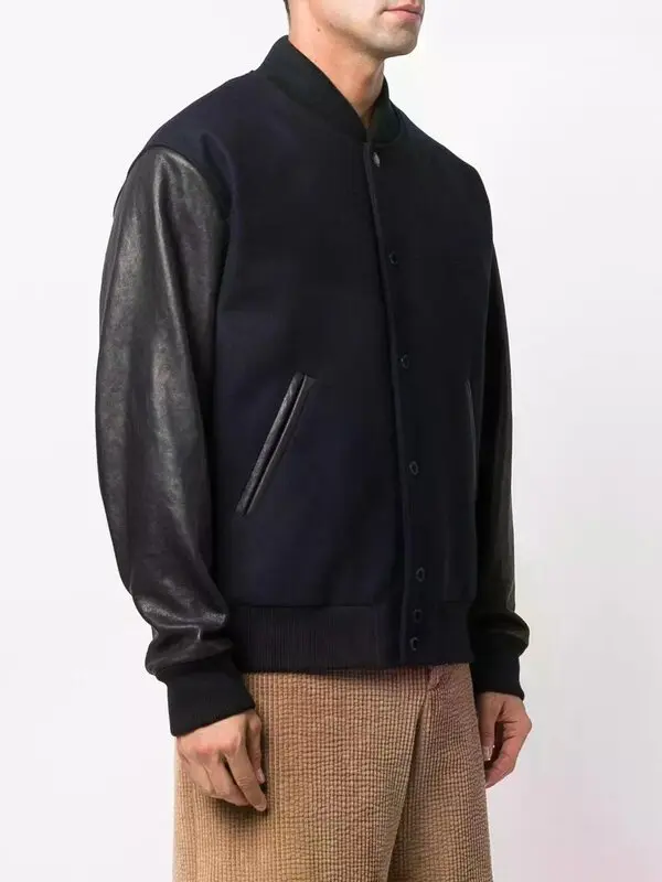 GOLDEN GOOSE Panelled Varsity Bomber Jacket