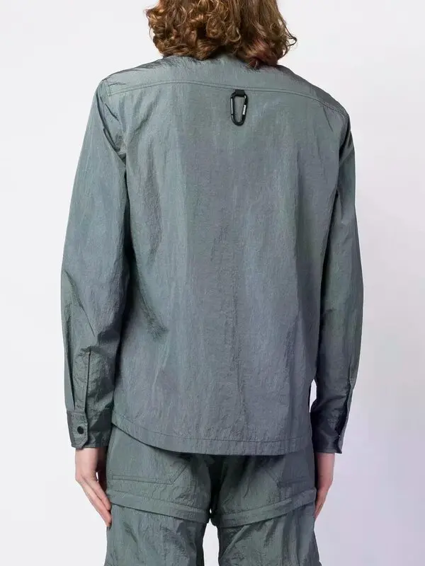 SPOONYARD Zip-pockets Lightweight Shirt Jacket