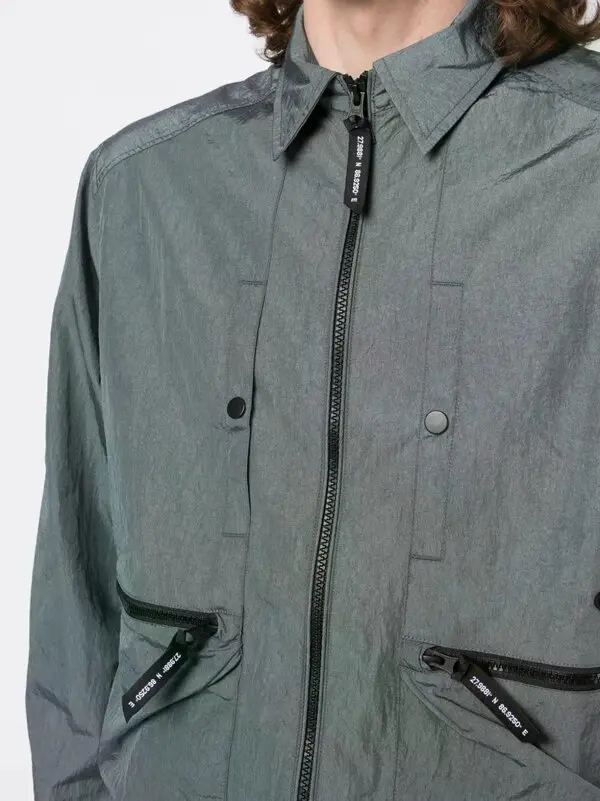 SPOONYARD Zip-pockets Lightweight Shirt Jacket