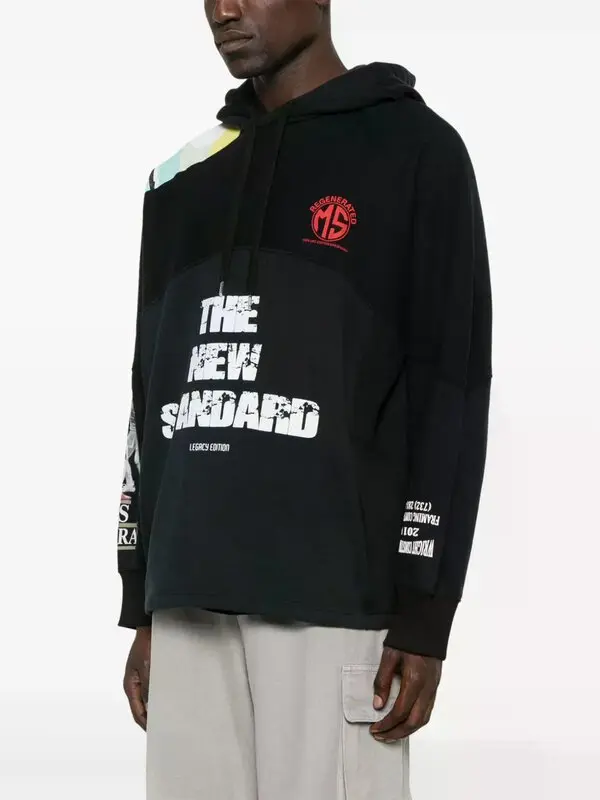 MARINE SERRE Regenerated Patchwork Hoodie