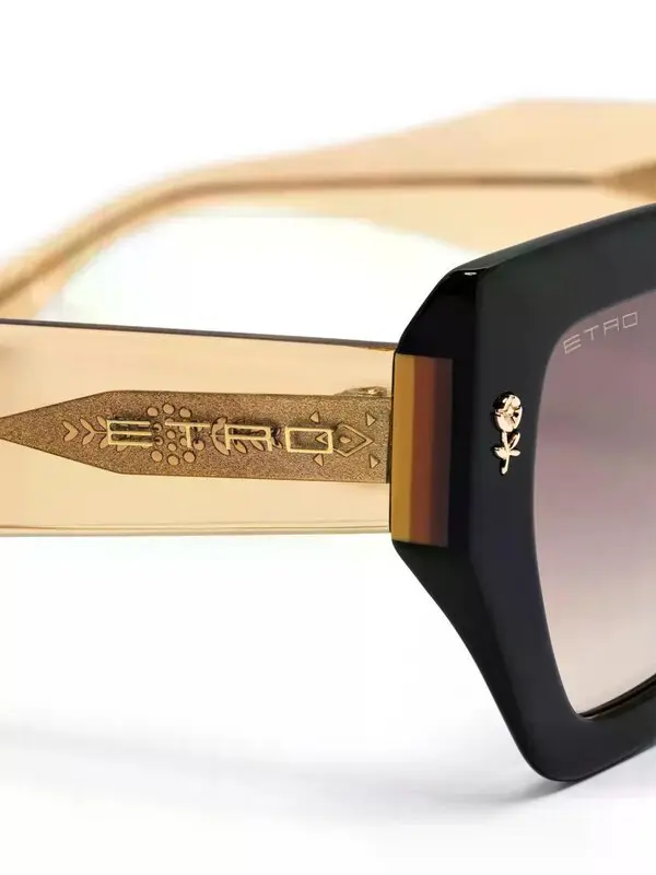 Etro Butterfly Frame Sunglasses - Black