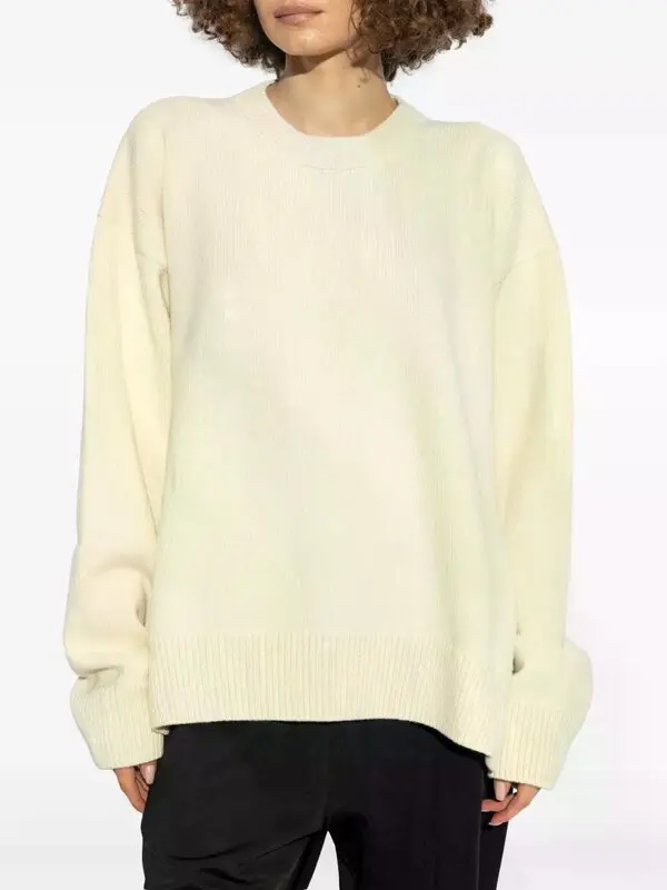 JIL SANDER Drop Shoulder Crew Neck Jumper