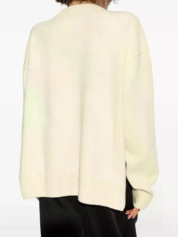 JIL SANDER Drop Shoulder Crew Neck Jumper