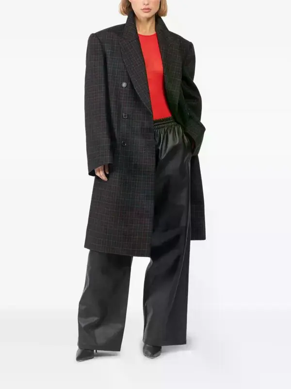 Wardrobe.NYC Oversized Checked Overcoat