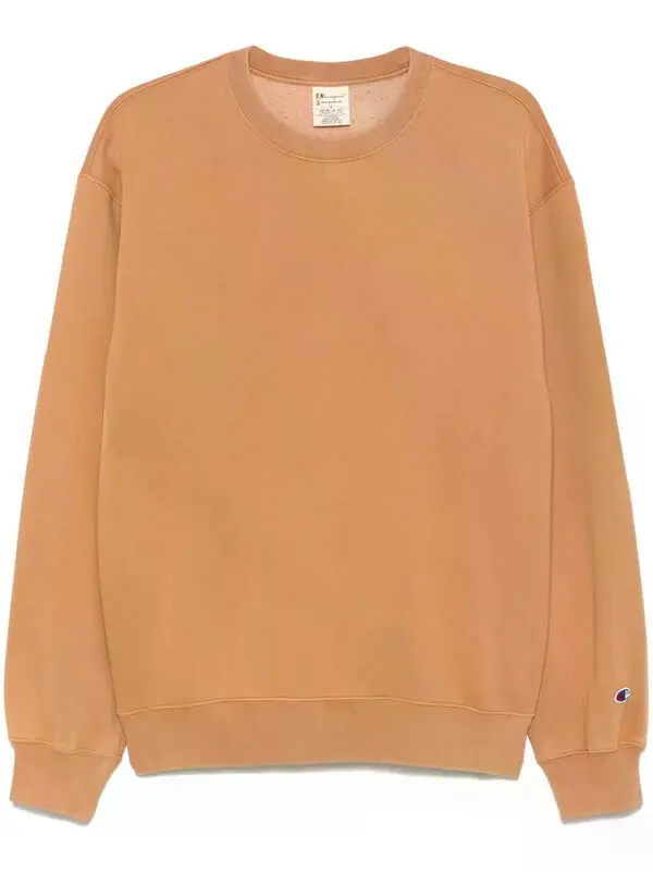 Champion Logo-patch Sweatshirt - Orange