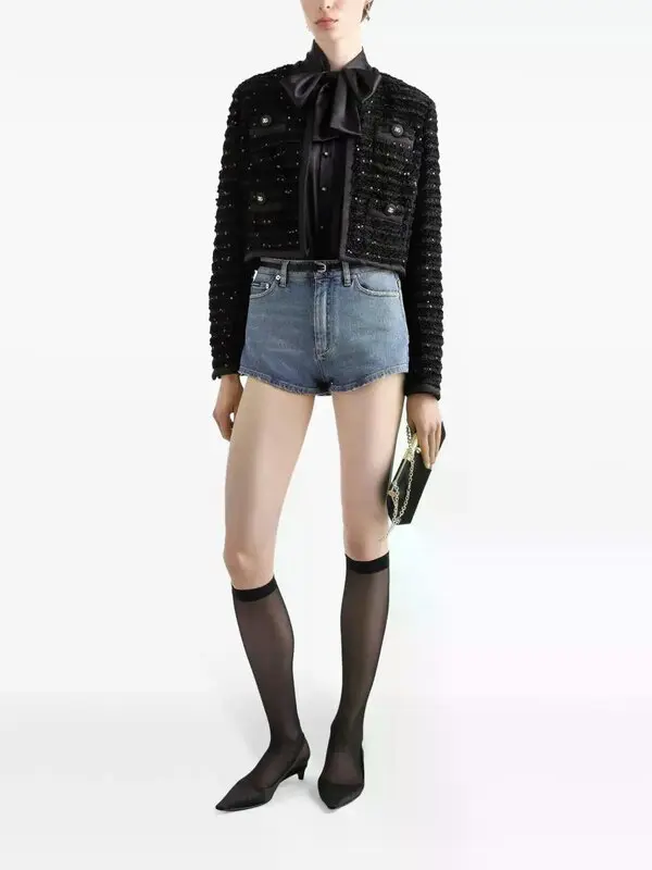 Dolce & Gabbana Satin Pussy-bow Shirt