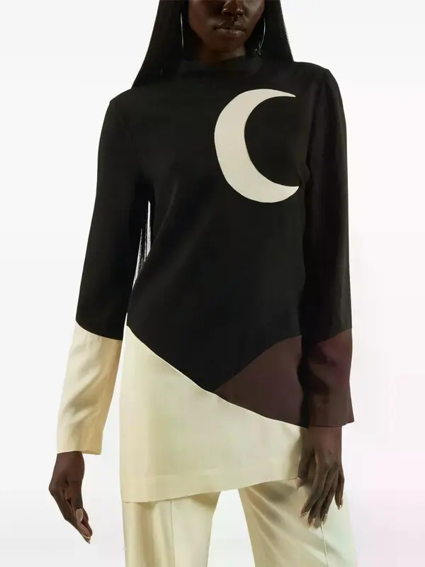 TALLER MARMO Moon Print Mini Dress