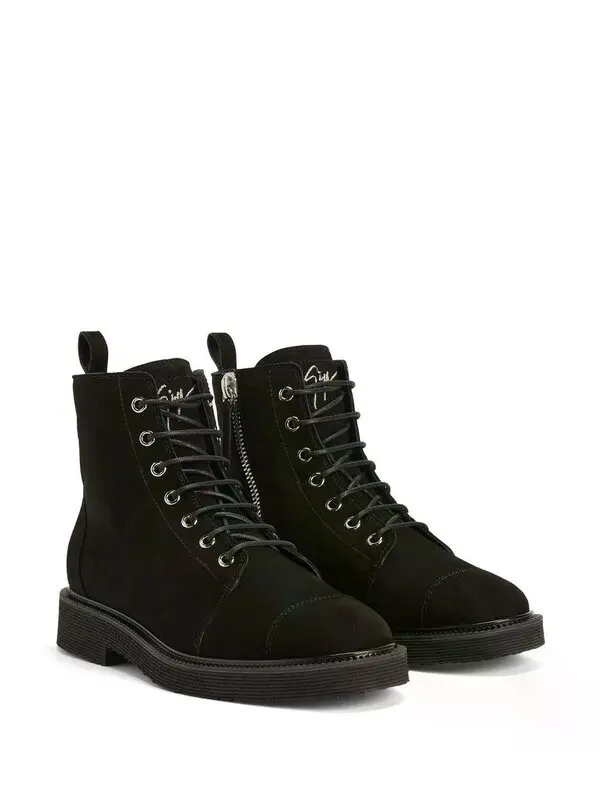 GIUSEPPE ZANOTTI Thora Lace-up Boots - Black