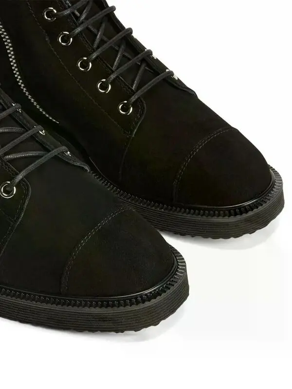 GIUSEPPE ZANOTTI Thora Lace-up Boots - Black