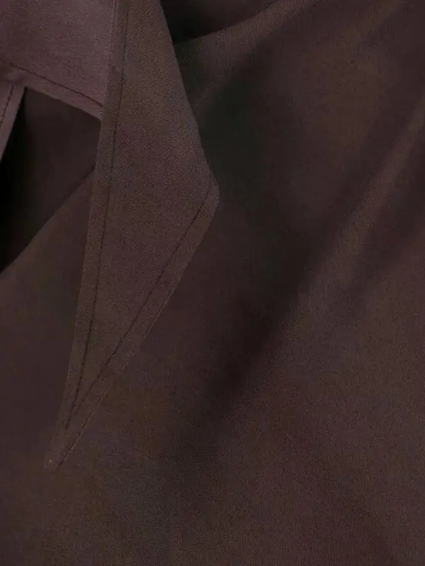 SETCHU Asymmetric Button Detailed Dress