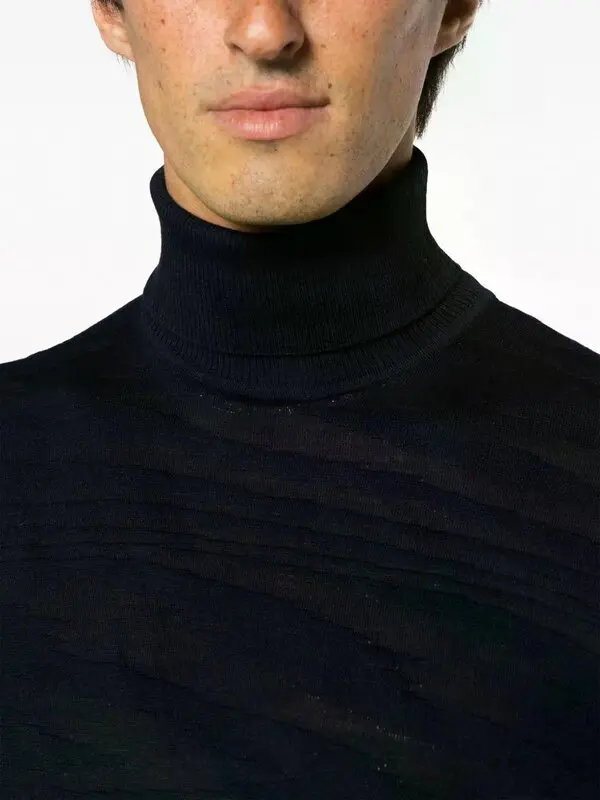 Missoni Zigzag Print Roll Neck Jumper
