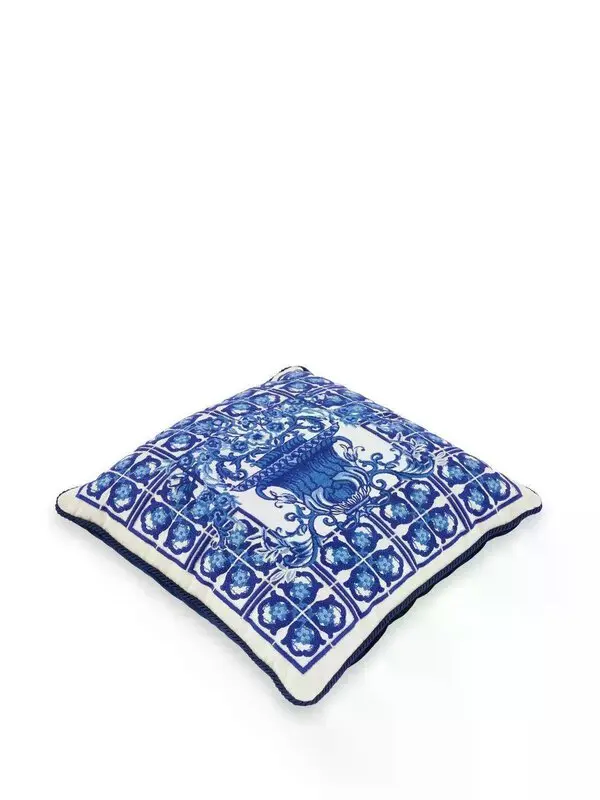 Dolce & Gabbana Embroidered Majolica-print Cushion