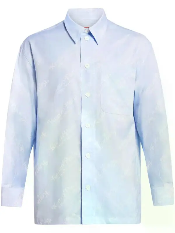Kenzo Logo-print Cotton Shirt