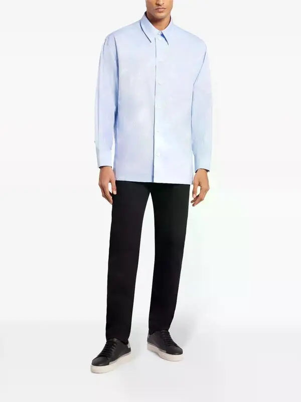 Kenzo Logo-print Cotton Shirt