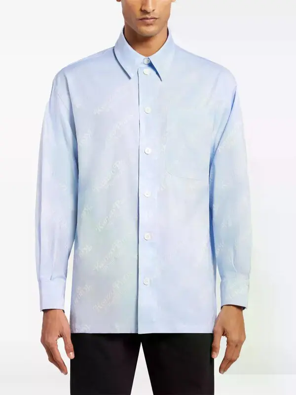 Kenzo Logo-print Cotton Shirt