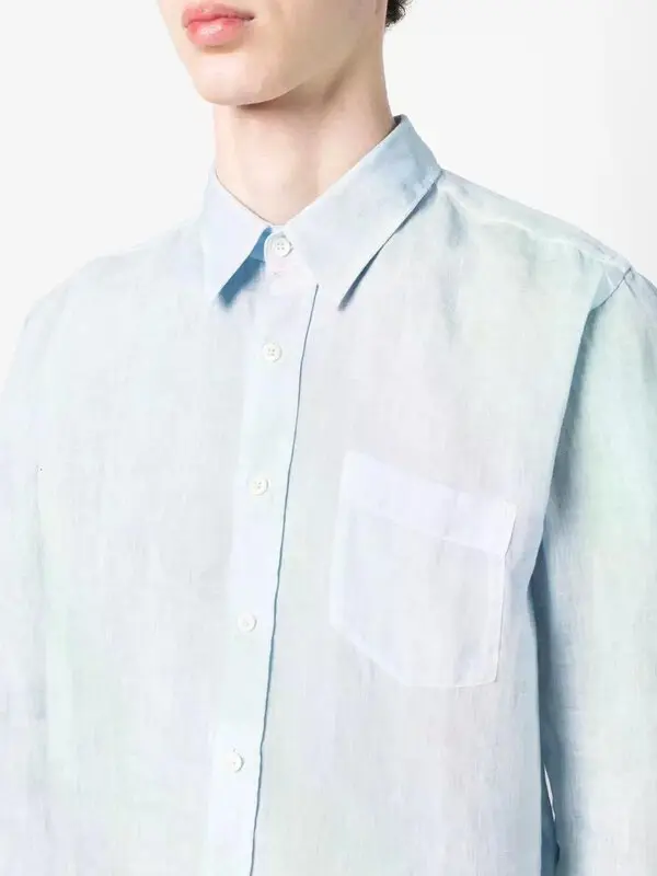 120% Lino Button-up Linen Shirt