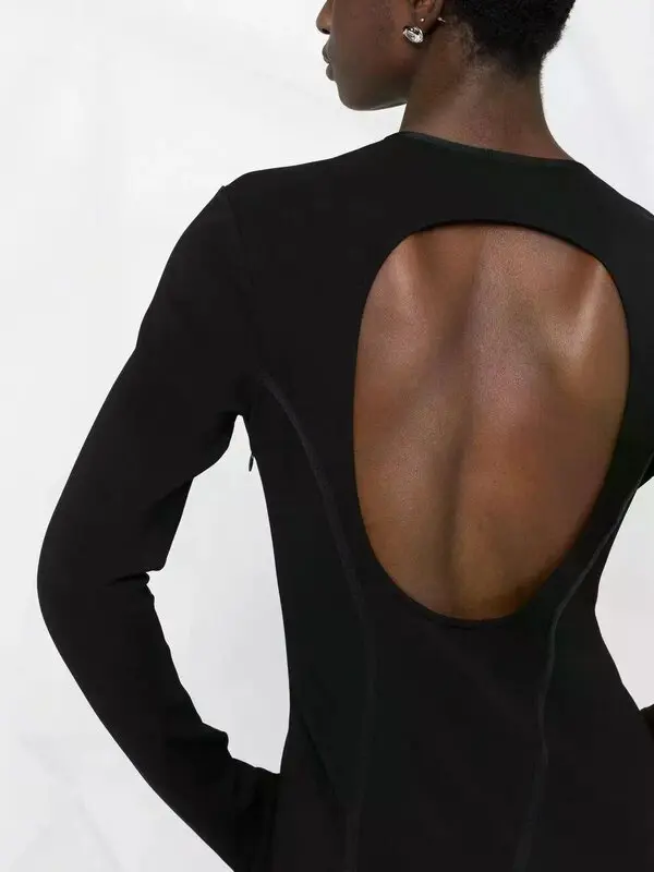 TOM FORD Keyhole Detail Midi Dress