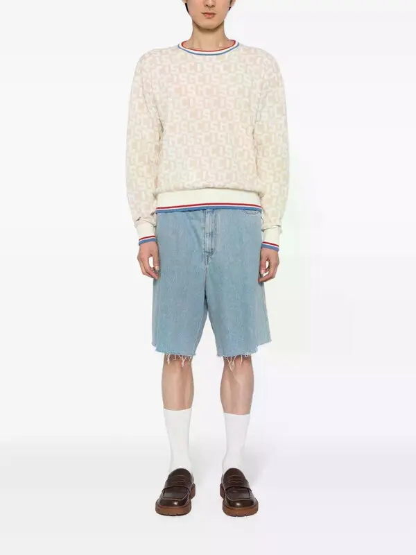 Gcds Intarsia-knit Logo Jumper
