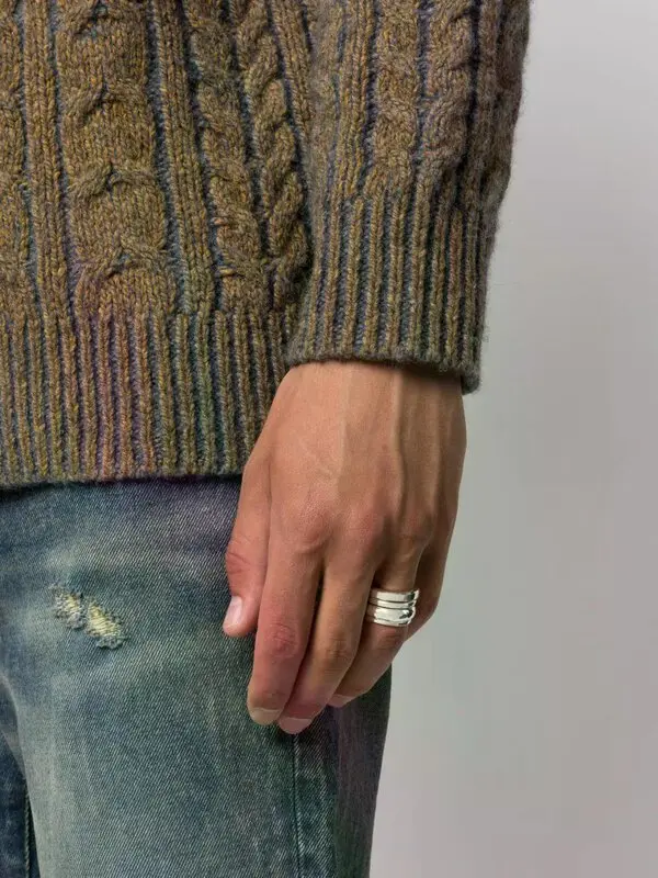 Werkstatt:München Sterling Stacked Ring Set - Silver