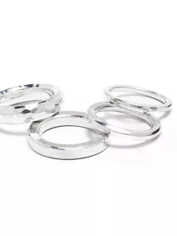 Werkstatt:München Sterling Stacked Ring Set