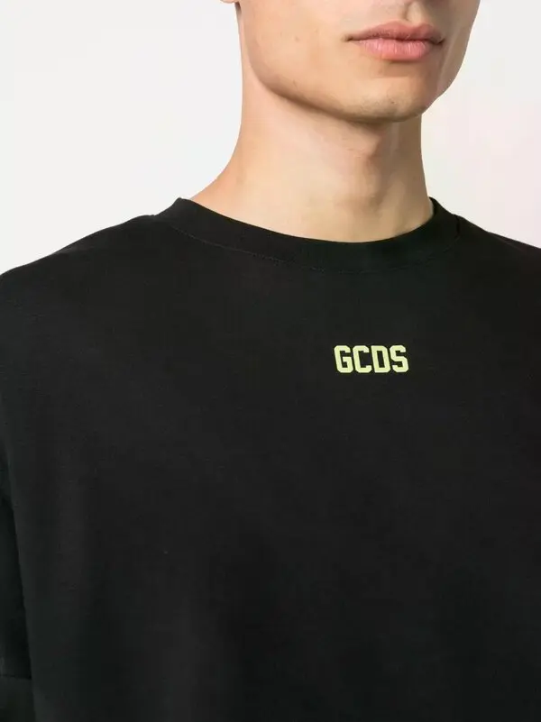 Gcds Long-sleeved Logo-print T-shirt