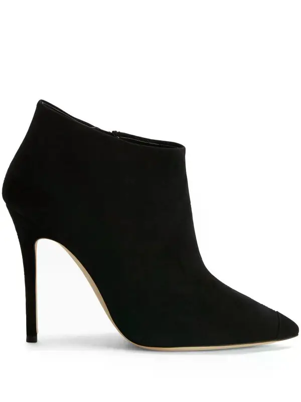 GIUSEPPE ZANOTTI Pointed Toe Stiletto Ankle Boots - Black