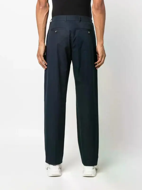 Alexander McQueen Drawstring Waist Cotton Trousers
