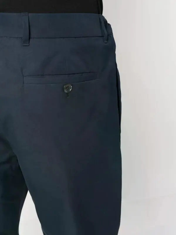 Alexander McQueen Drawstring Waist Cotton Trousers