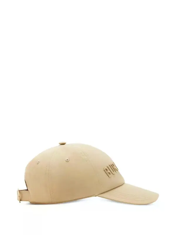 Burberry Gabardine Baseball Cap With Logo Embroidery