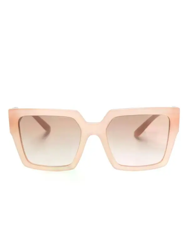 Dolce & Gabbana Square Frame Sunglasses With Logo Plaque