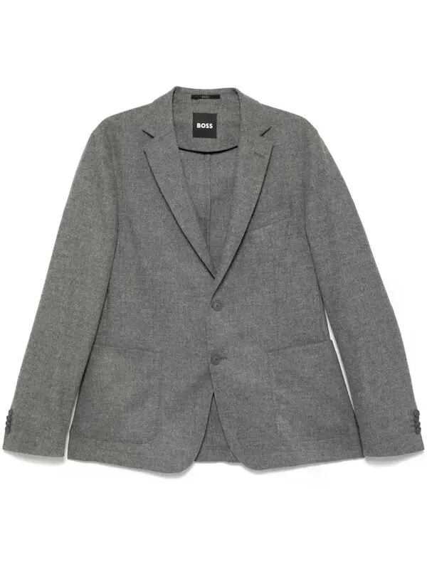 BOSS Single-breasted Blazer - Grey