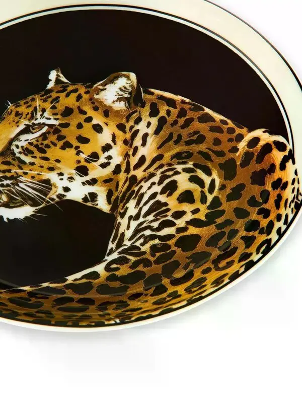 Dolce & Gabbana Leopard-print Porcelain Soup Plates