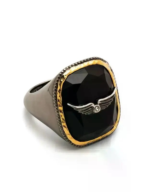Zadig&Voltaire Rock Square Signet Ring - Silver
