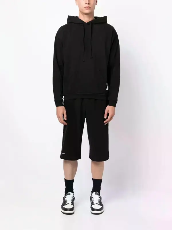 FOO AND FOO Logo Patch Drawstring Hoodie
