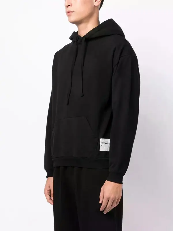 FOO AND FOO Logo Patch Drawstring Hoodie