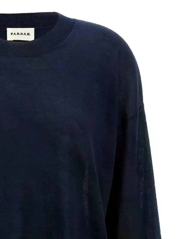 P.a.r.o.s.h Crew-neck Sweater With Ribbed Details