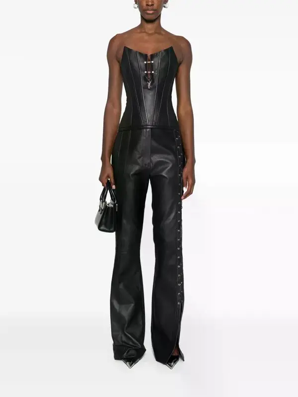 MITILIANE COUTURE Piercings Leather Corset
