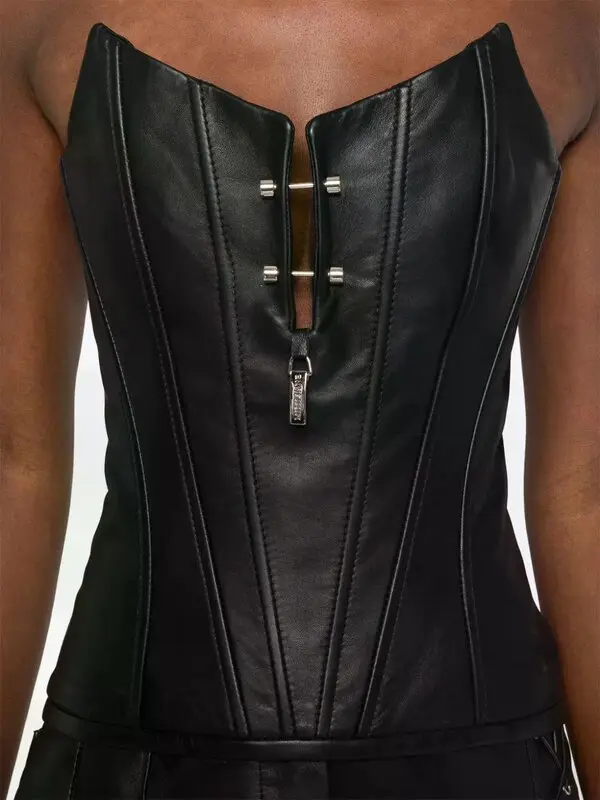 MITILIANE COUTURE Piercings Leather Corset