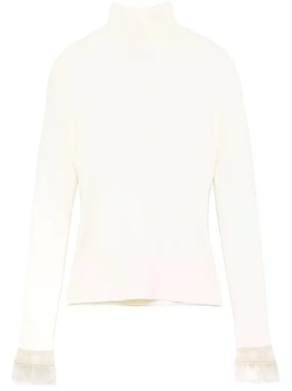 CHIARA FERRAGNI Lurex Detailing High Neck Top