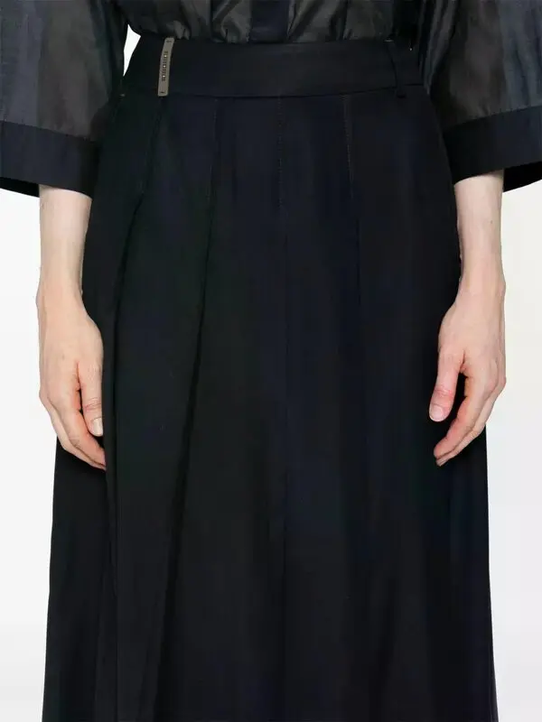 Peserico Pleated Midi Skirt