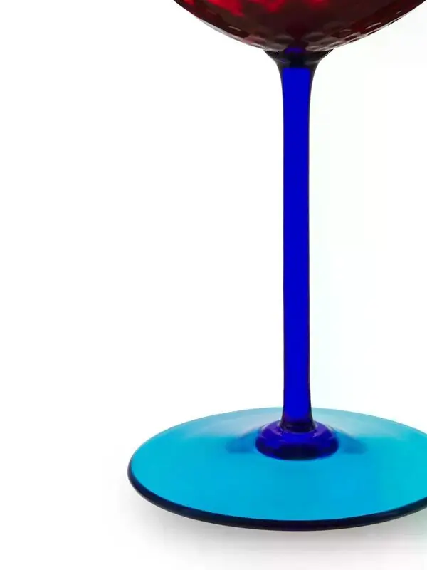 Dolce & Gabbana Hand-blown Murano Wine Glass - Orange