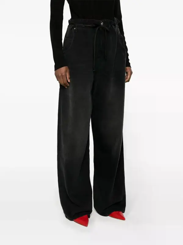 Isabel Marant Étoile Jordy High-rise Straight Jeans - Black