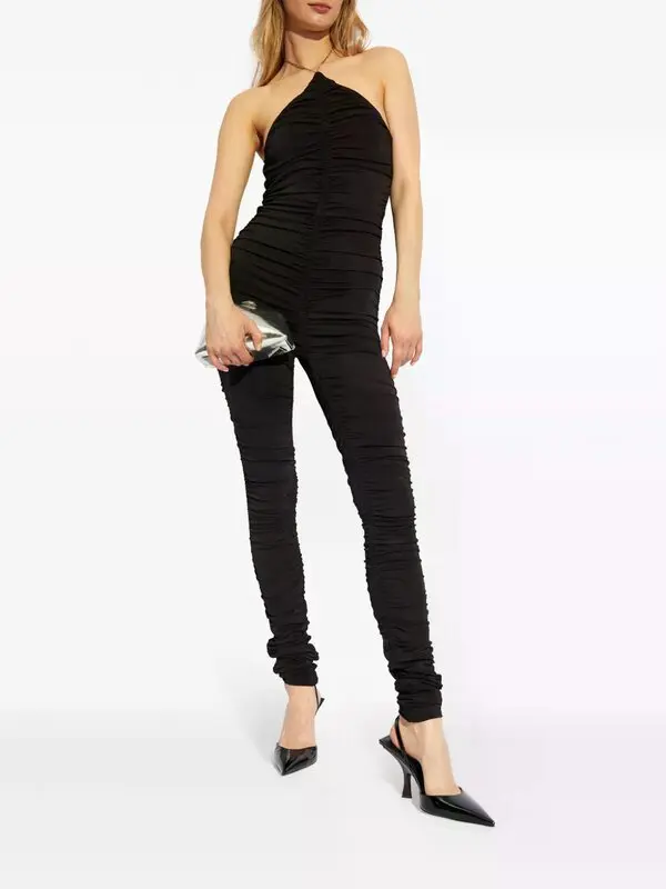 Attico Chain-link Halterneck Jumpsuit